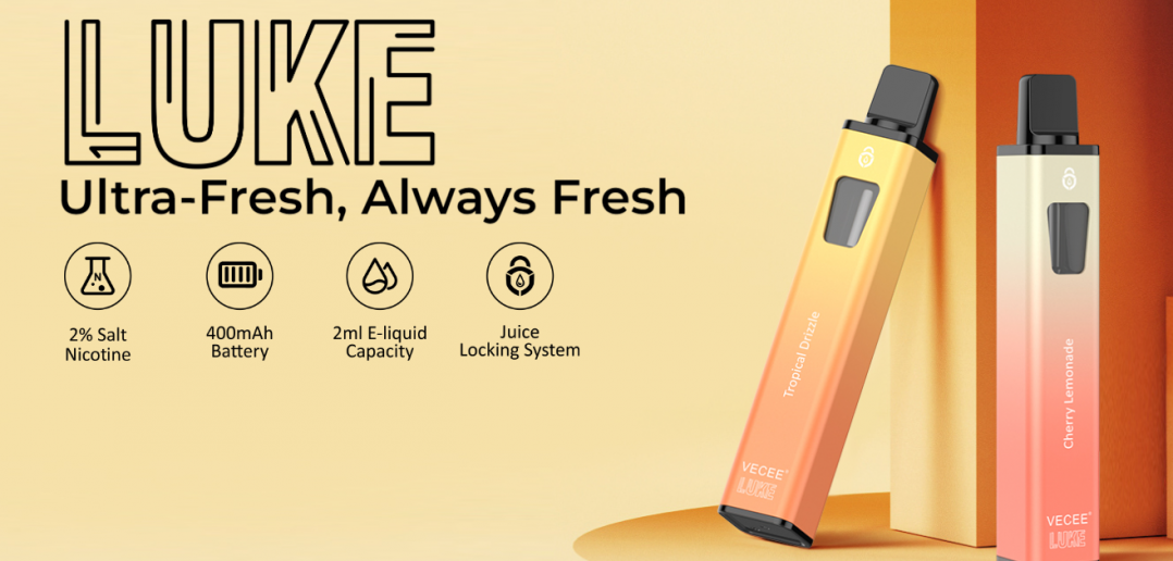 VECEE LUKE Review - Disposible Vape Kit with Innovative Juice Locking ...