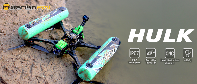 DarwinFPV HULK Review - Waterproof FPV RC Drone at $389.99