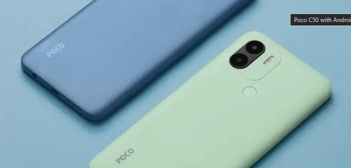 Poco C55: Launching on February 21 with a Stunning Leather Back Design