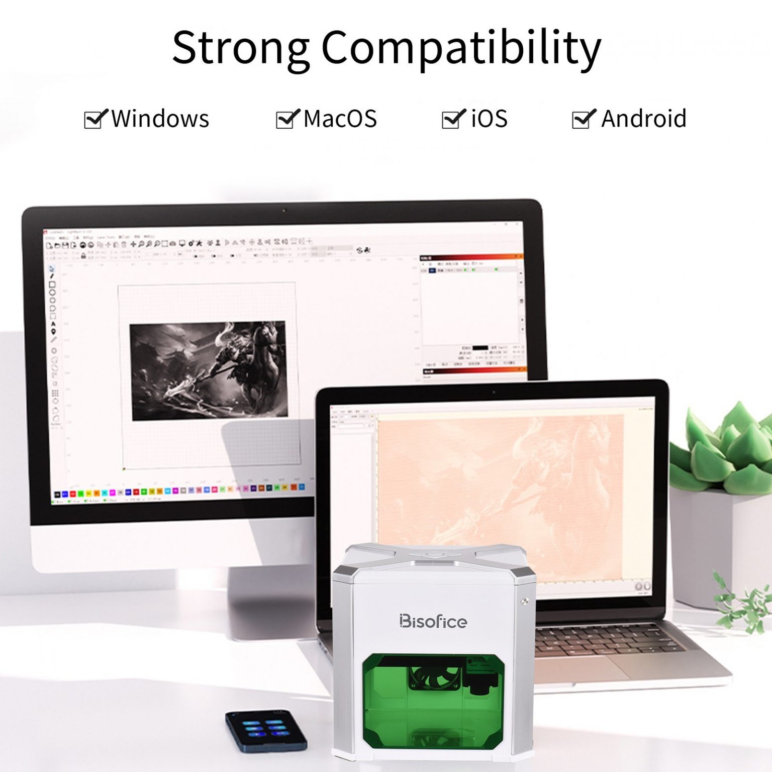 Bisofice K6 Laser Engraver Machine Review - Buy From RCMoment at €99